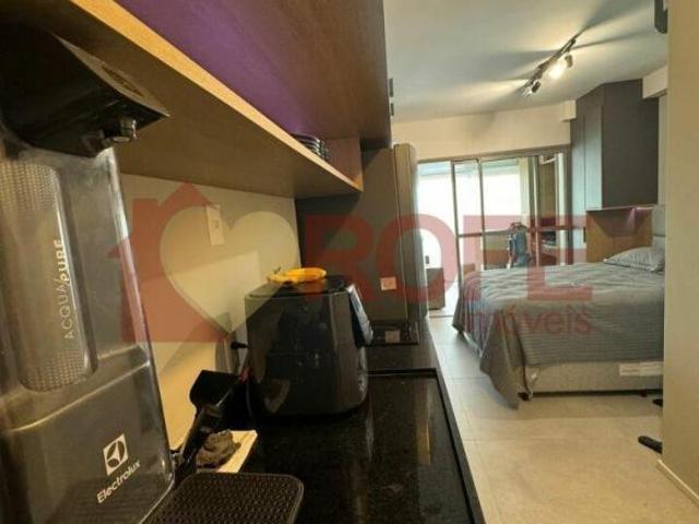 Studio mobiliado pronto para morar ou investir localização privilegiada e lazer de clube