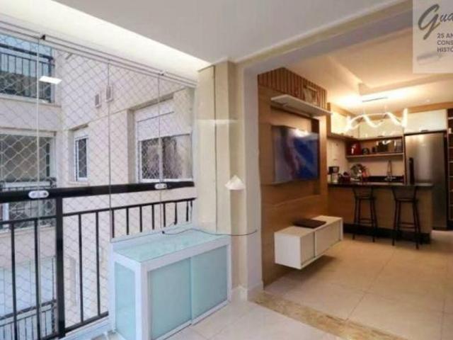 Studio Mobiliado Residencial Cidade Maia 38m²,1 Vaga, Jardim Flor da Montanha