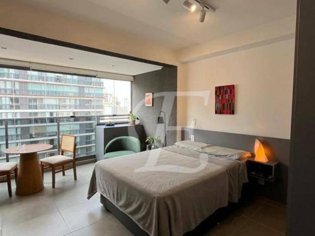 Studio. mobiliado, 1 dormitório à venda, 27 m² Jardim Paulista próximo ao shopping Pamplona e MAS