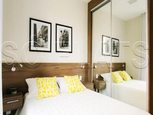 Studio Mobiliado 20m² no Centro SP, perto do Metrô | Jacques Pilon | Av Senador Queirós