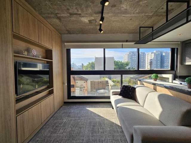 STUDIO MOBILIADO | 43M2 PRIVATIVOS | LINDO E ENSOLARADO | MENINO DEUS