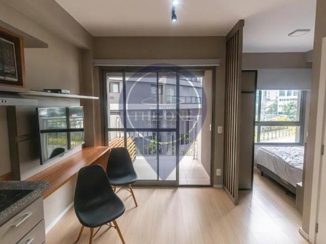 Studio moderno à venda em São Paulo SP, Vila Nova Conceição: 1 quarto, 1 sala, 1 banheiro, 25m² de á