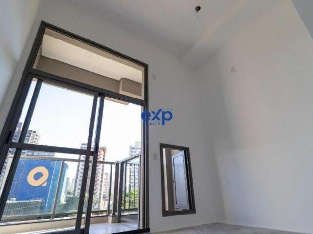 Studio Moderno com 26m² | Terraço com Ponto para Grill | Ao Lado do Metrô Brooklin