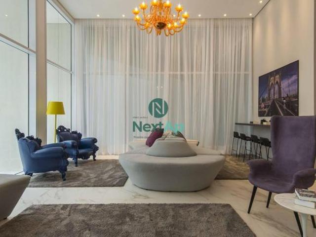 Studio moderno com 28,25 m² e 1 vaga de garagem na Vila Olímpia, São Paulo