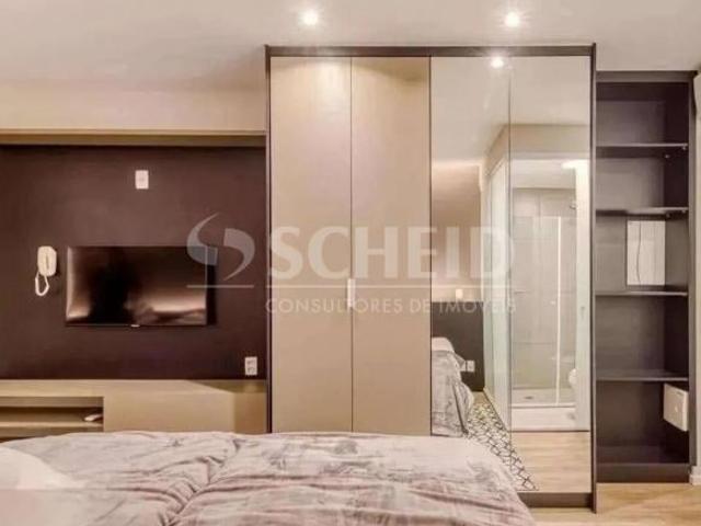 Studio moderno de 28m² com 1 vaga na Vila Olímpia