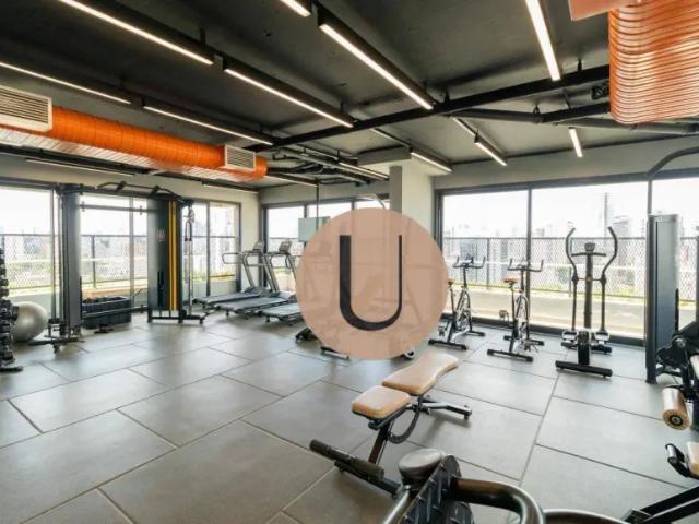 Studio moderno de 33m² no Bauhaus Pinheiros, mobiliado