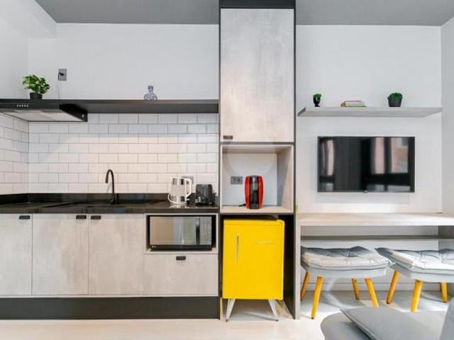Studio moderno e completo, em uma das localizações mais desejadas de Curitiba