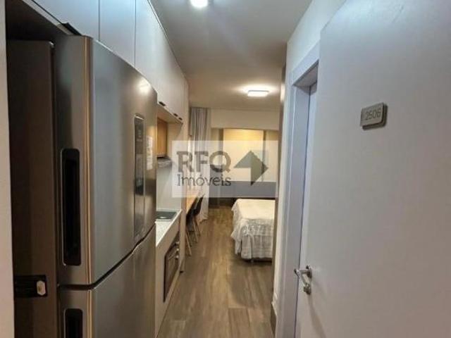 Studio moderno para locação em condomínio na Vila Mariana, São Paulo SP: 1 quarto, 1 sala, 1 banheir