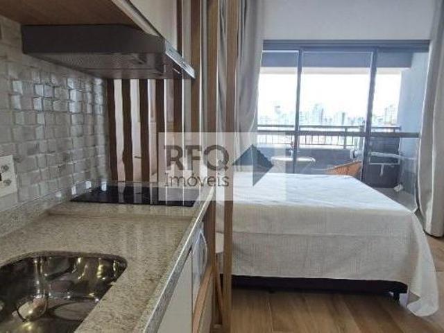 Studio moderno para locação em condomínio na Vila Mariana, São Paulo SP: 1 quarto, 1 sala, 1 banheir