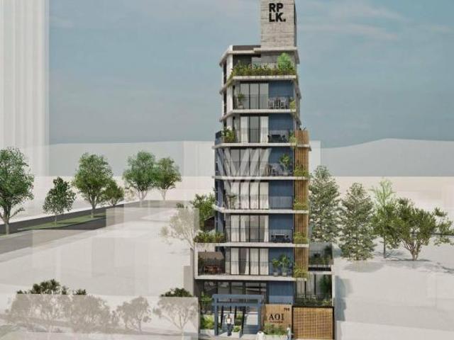 Studio Novo | 17m² priv | 1 Quarto | Água Verde Curitiba/PR