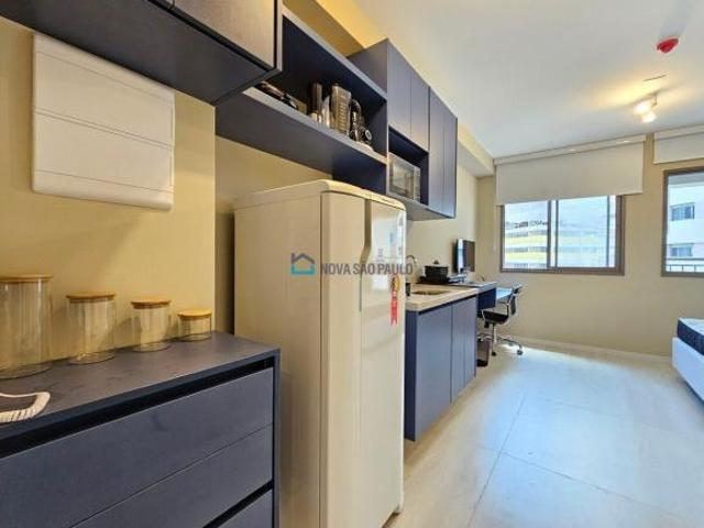 Studio novo à venda no Brooklin|pronto e equipado|próximo Metrô
