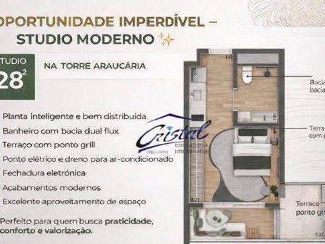 Studio NOVO com 1 quarto à venda, 28 m² Butantã São Paulo/SP
