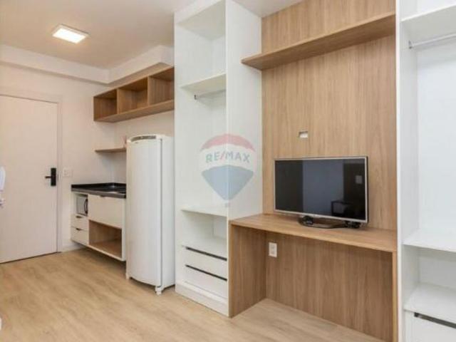 Studio 22m²mobiliado à venda Aclimação 1 quarto, suíte e lazer 700m Parque Aclimação e Metrô Paraíso