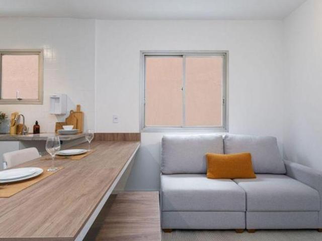 Studio novo mobiliado na Augusta de 32m² para investir ou morar | Mobiliado | Investir