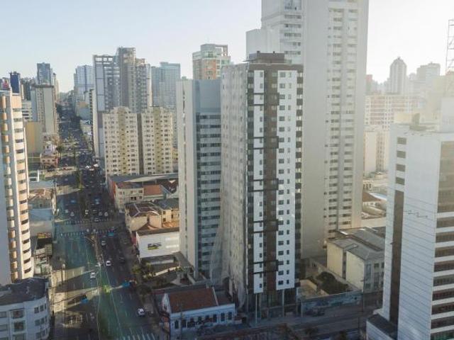 Studio Novo No Centro ! 16º Andar! Visconde de Guarapuava!