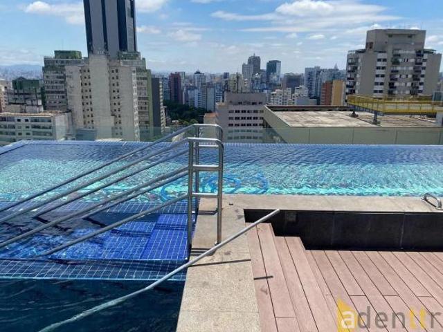 Studio novo no London SP Residences com 34m² ao lado da Faculdade Mackenzie e Metrô Higienópolis, 1