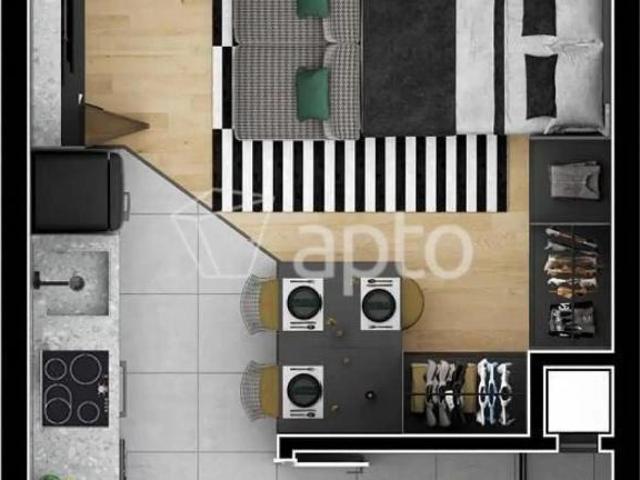 Studio novo proximo a Universidade Positivo 28,33m²