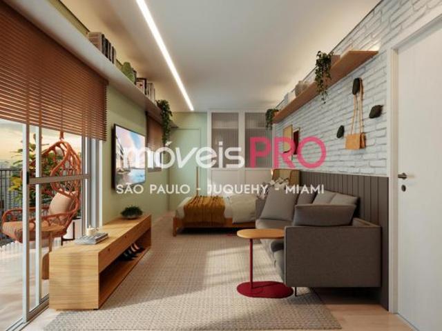 Studio Novo, pronto, 30m², no melhor da Vila Olímpia
