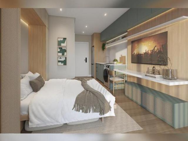 ️ STUDIO NO 24º ANDAR 22 m² VISTA PRIVILEGIADA CENA PASSEIO BLUE R$ 326 MIL