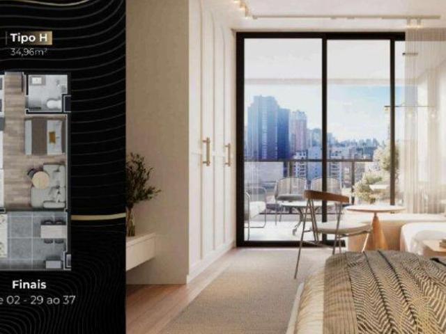 Studio no Centro de Curitiba34,96m²m² privativosSt