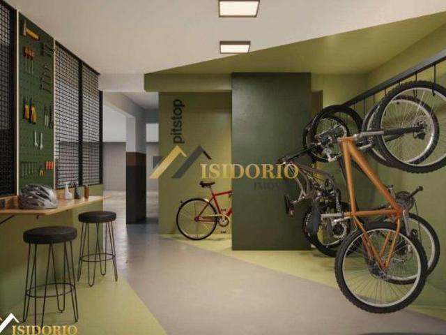 STUDIO NO ÁGUA VERDE! QUARTO, SALA, VARANDA GOURMET, TERRAÇO!