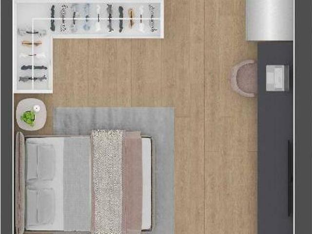 Studio no Aya Residences Amintas, com 1 dormitório à venda, 26 m² por R$ 401.605,51 Alto da Rua XV