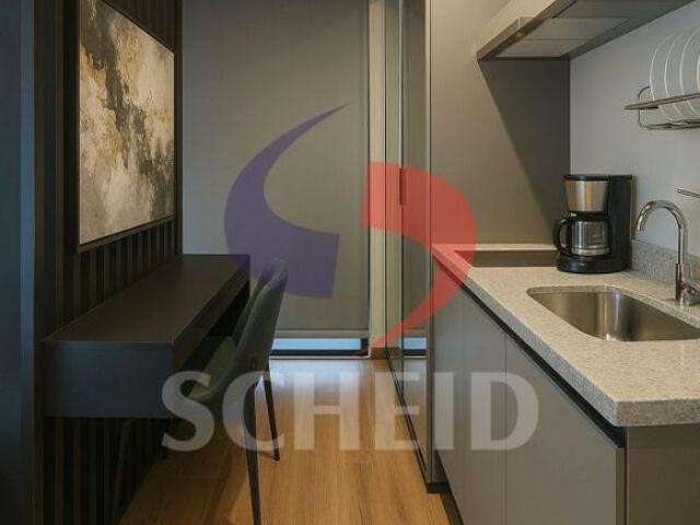 STUDIO NO BROOKLIN COM 21M² 1 QUARTO MOBILIADO