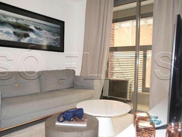 Studio no Itaim, residencial de alto padrão a poucos metros do Pq do Ibirapuera