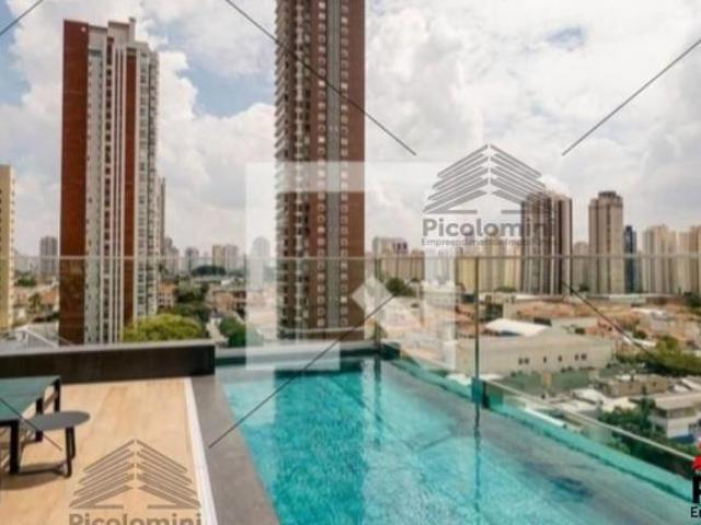 Studio no Tatuapé, 32 m, 01 dormitório, cozinha, banheiro, mobiliado, área de lazer, Espaço Gourm