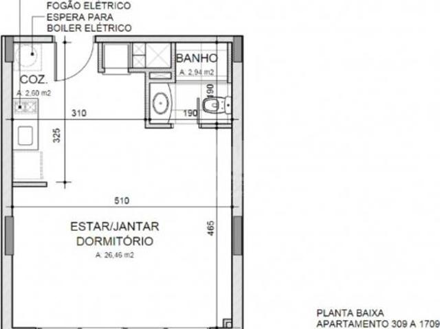 Studio na Zona Norte de Porto Alegre