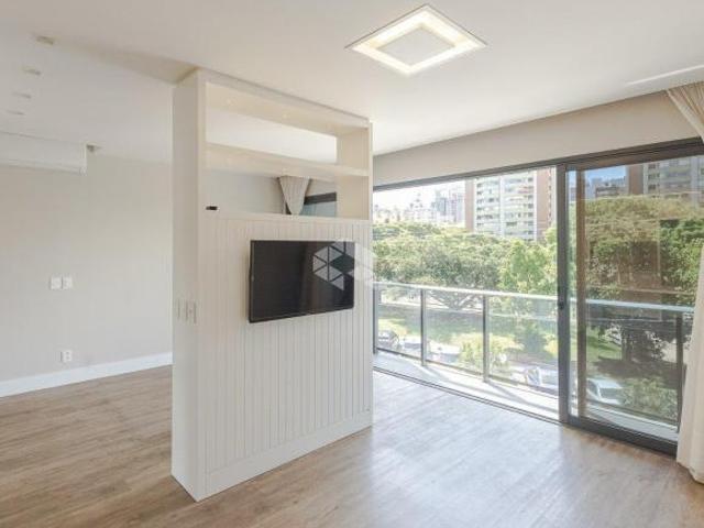 Studio semimobiliado 47m2, 1 vaga, depósito no Praça Nilo, a 500m da Encol