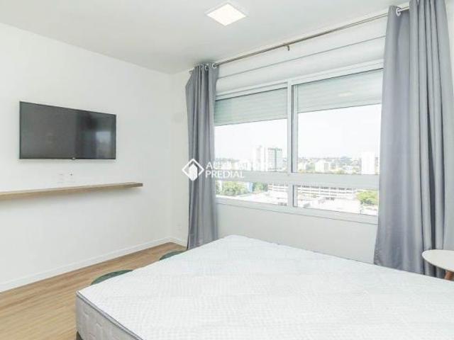 Studio semimobiliado em andar alto no Connect!