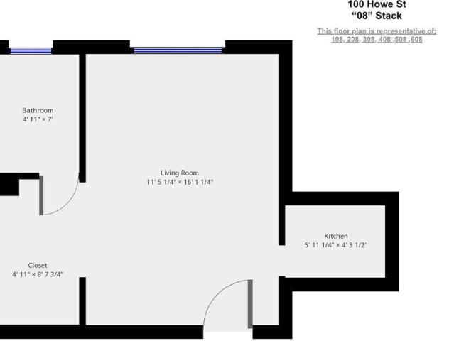 Studio Sublease – 100 Howe St
