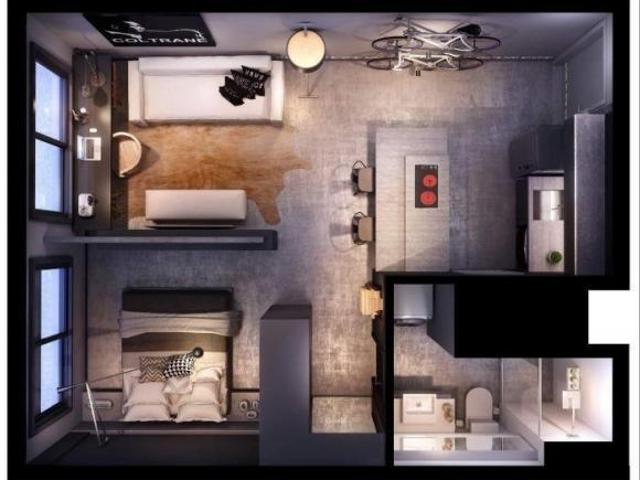 Studio para Venda 41.13m², 1 dormitório, 1 vaga Auxiliadora