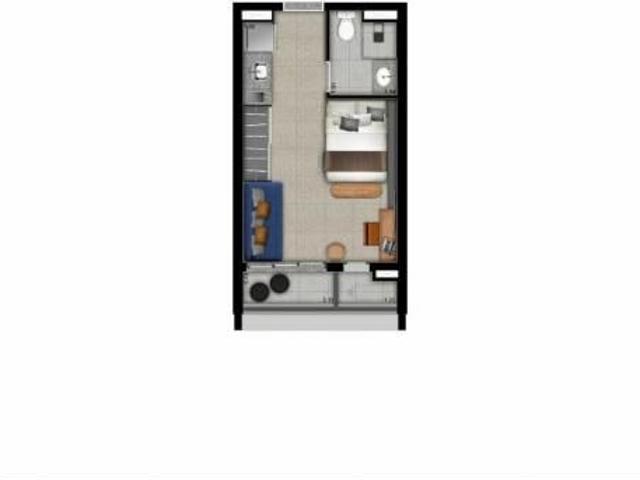 Studio para venda com 1 quarto, 33m²