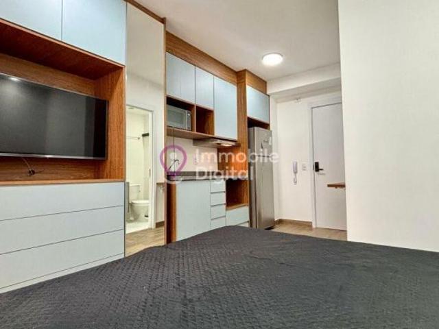 Studio para Venda e Locação 25m² I 01 Quarto I Mobiliado Completo e Ar condicionado I Brooklin
