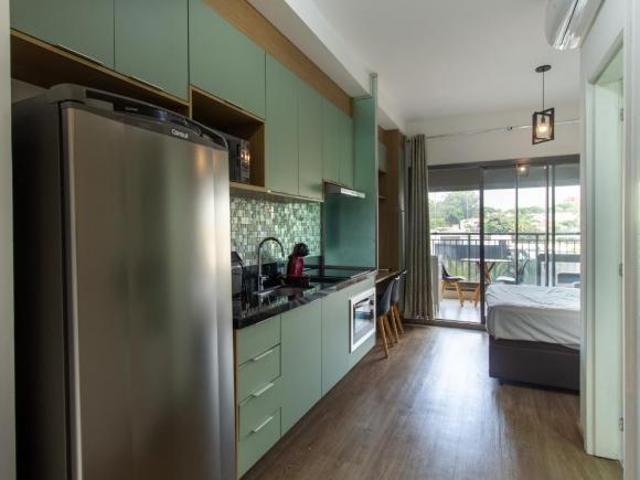 Studio para venda em Indianópolis com 1 quarto, 27m²