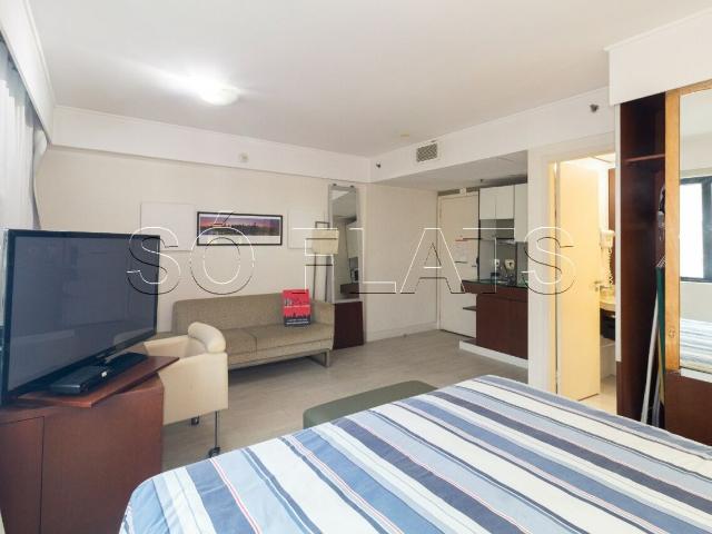 Studio para venda em Indianópolis em São Paulo São Paulo de 26.00m² com 1 Quarto, 1 Suíte e 1 Garagem