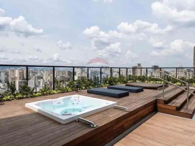 Studio para venda no Centro com lazer e totalmente mobiliado