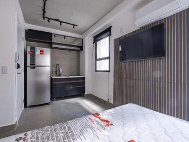 Studio para alugar com 18m², 1 quarto e sem vaga