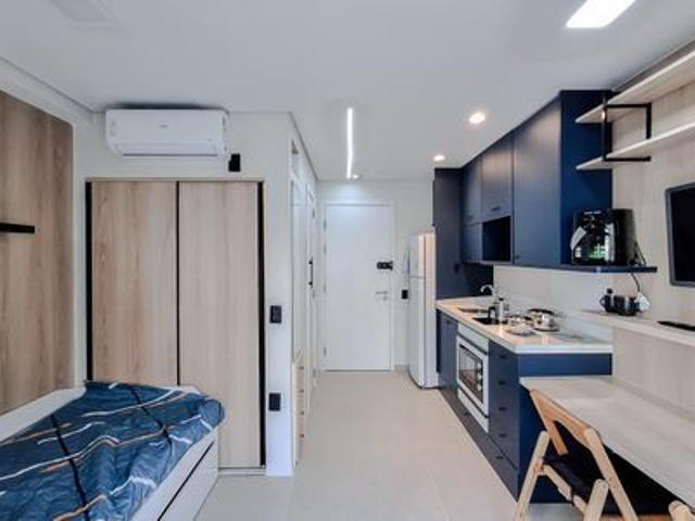 Studio para alugar com 19m², 1 quarto e sem vaga