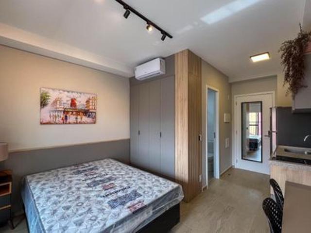 Studio para alugar com 24m², 1 quarto e sem vaga