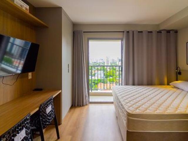 Studio para alugar com 24m², 1 quarto e sem vaga