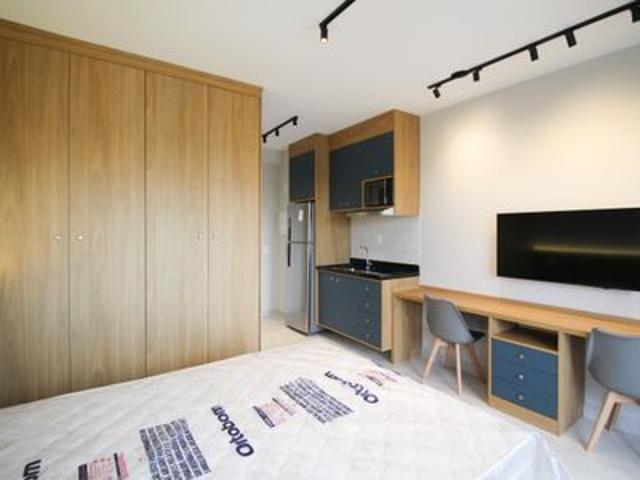Studio para alugar com 24m², 1 quarto e sem vaga