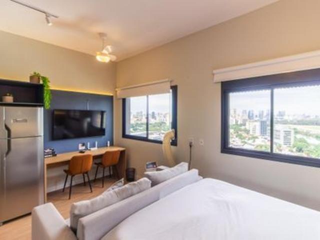 Studio para alugar com 24m², 1 quarto e sem vaga