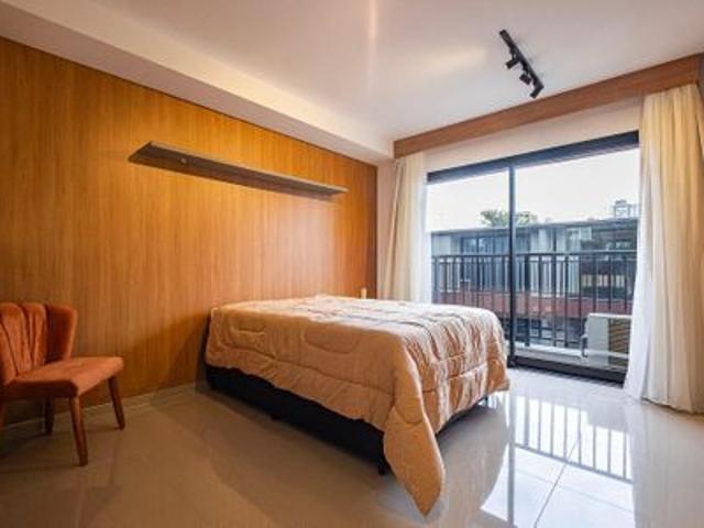 Studio para alugar com 24m², 1 quarto e sem vaga