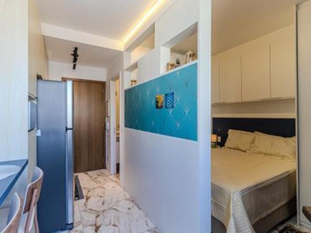 Studio para alugar com 24m², 1 quarto e sem vaga