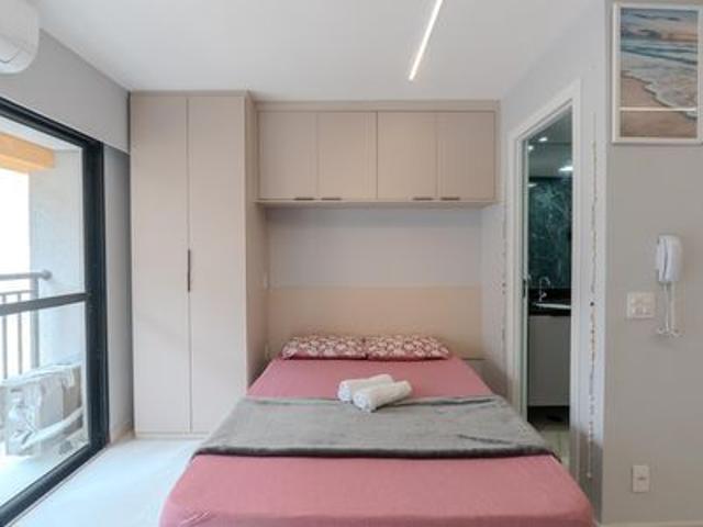Studio para alugar com 24m², 1 quarto e sem vaga