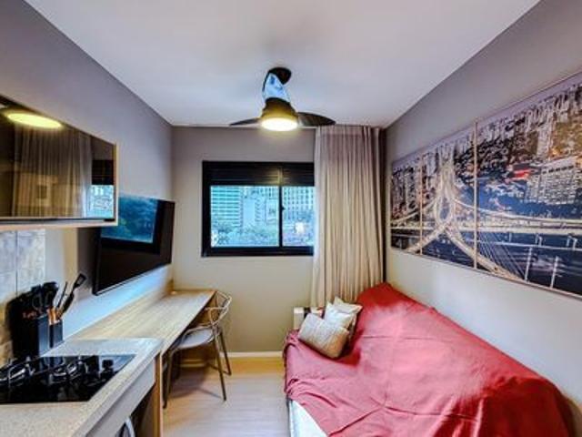 Studio para alugar com 24m², 1 quarto e sem vaga