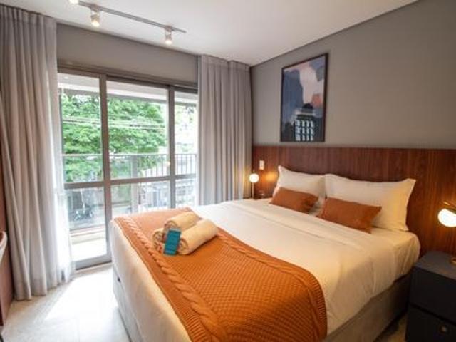Studio para alugar com 24m², 1 quarto e sem vaga